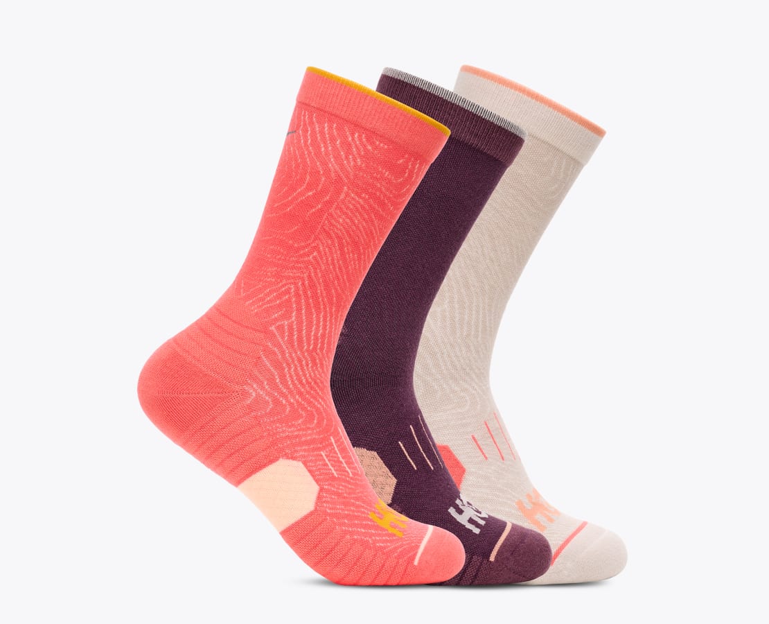 HOKA® Crew Run Sock 3-Pack for | HOKA®