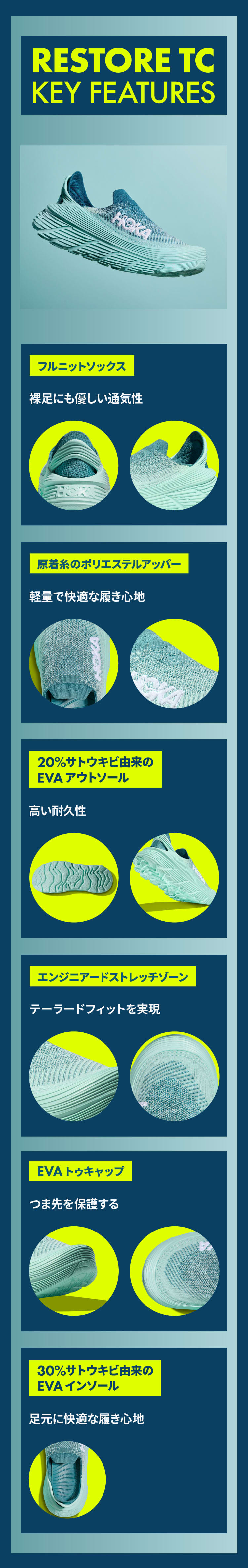 HOKA®公式サイト【リストア TC|RESTORE TC 1134532 | 】ホカ オネオネ™