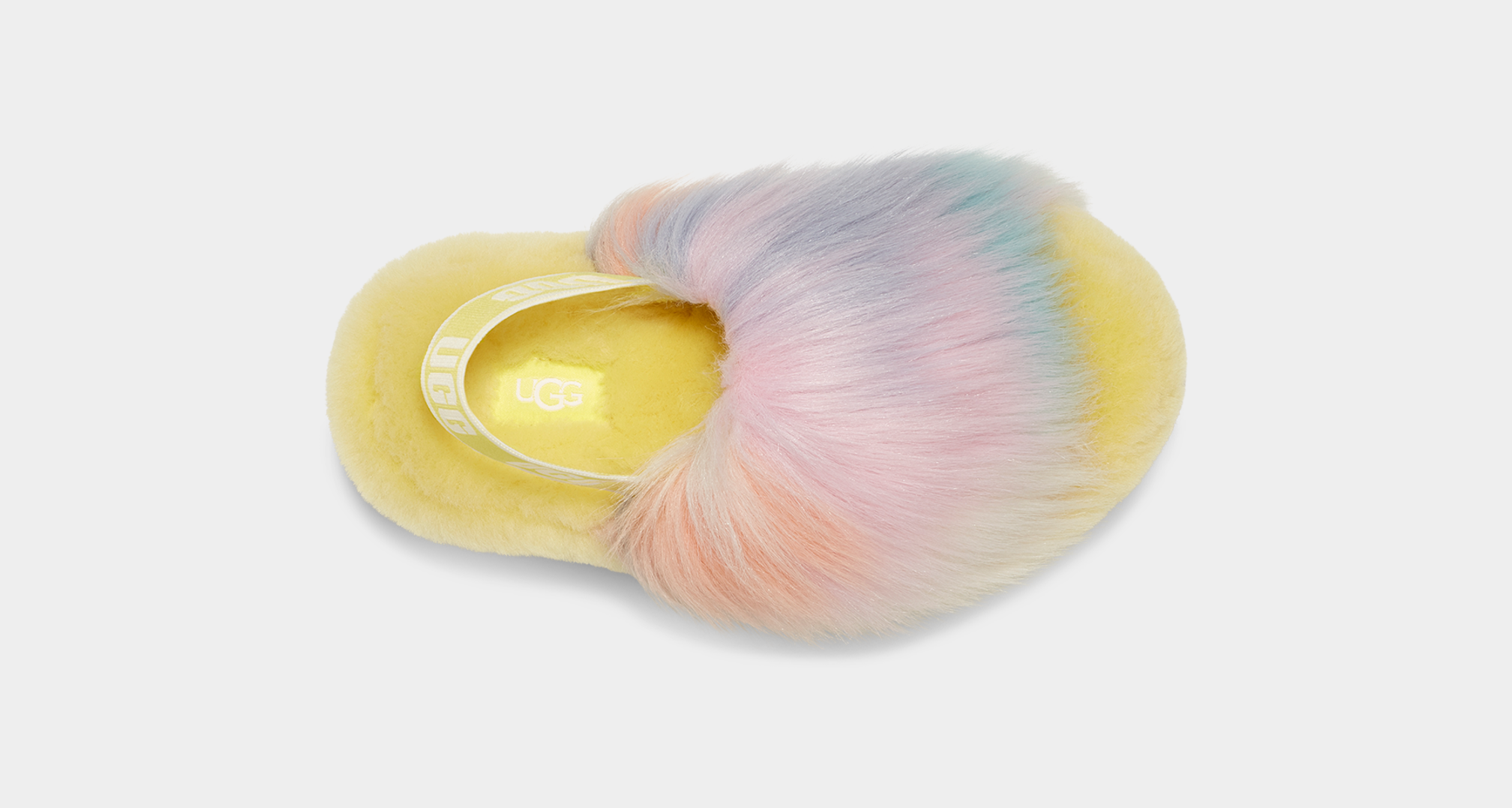Fluff Yeah Slide Tie Dye Kids' Slipper | UGG® Official