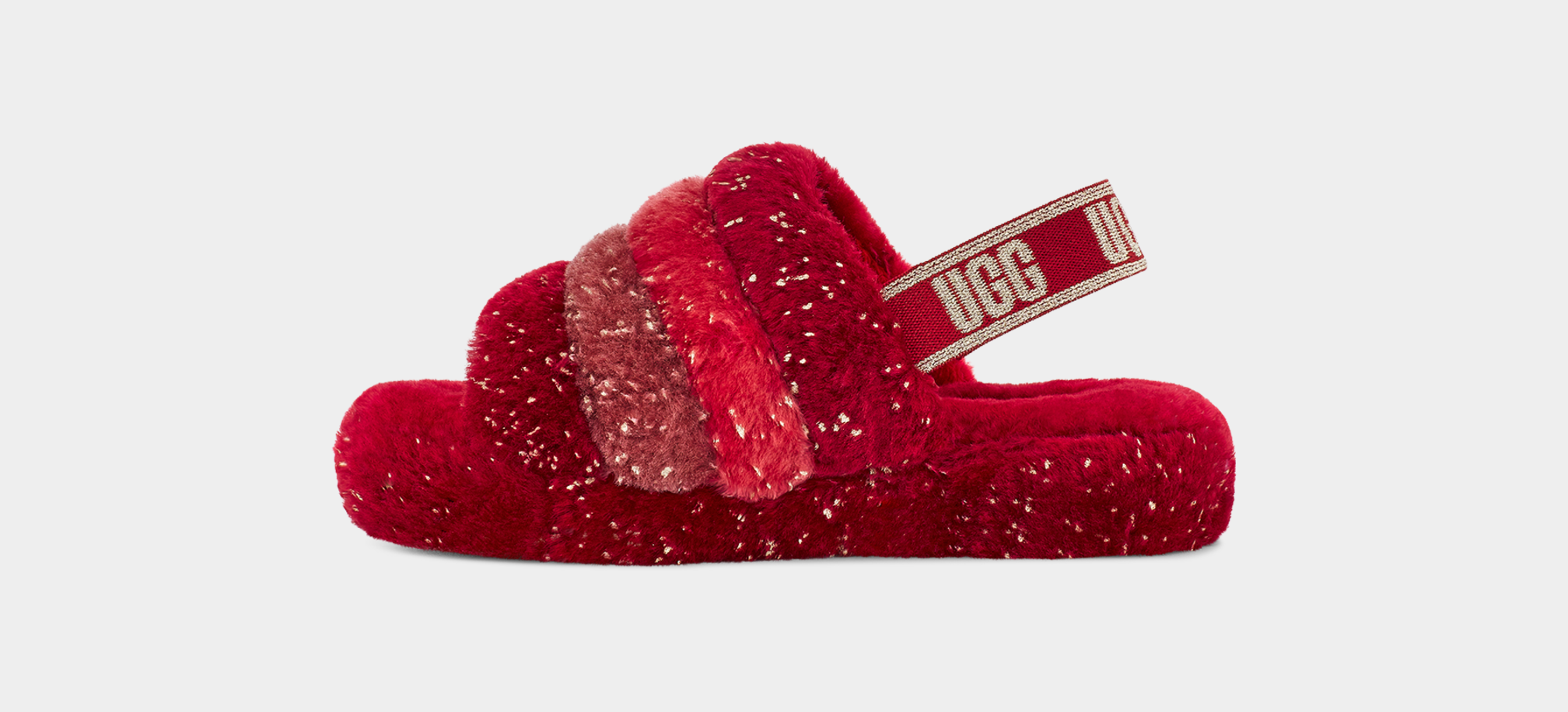 Kids' Fluff Yeah Metallic Sparkle Slipper | UGG®