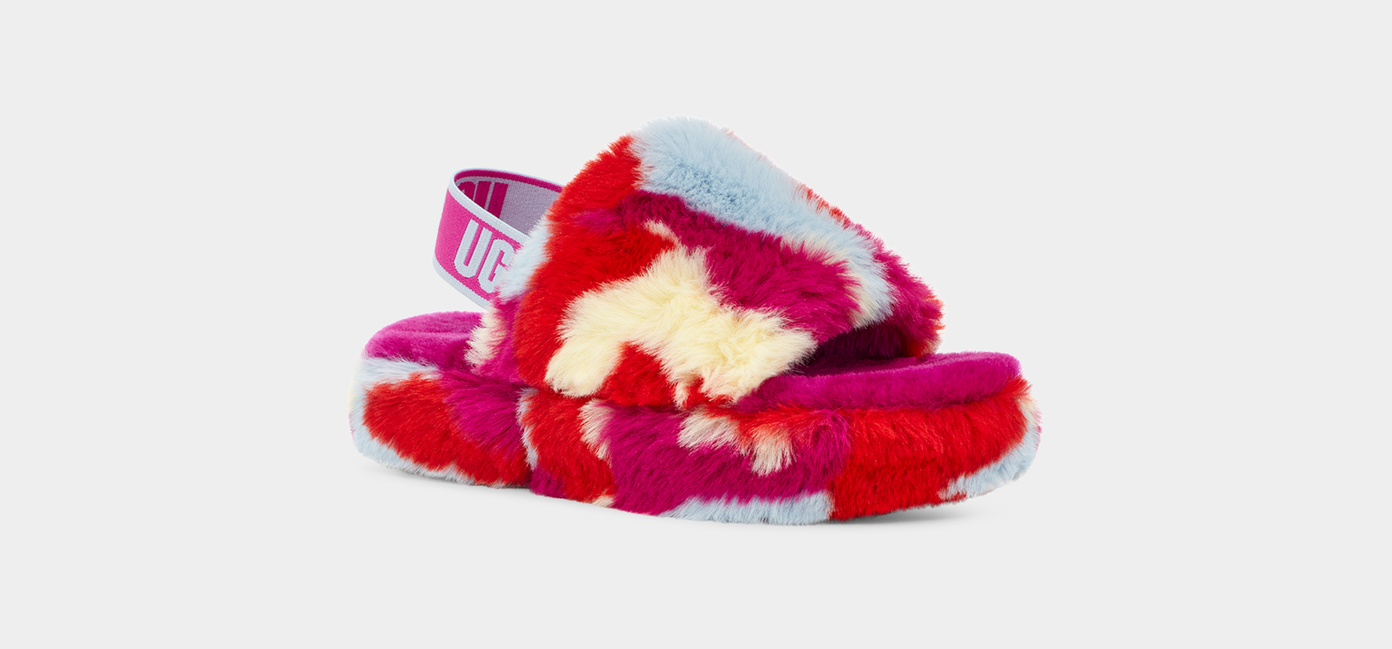 Kids' Fluff Yeah Camopop Indoor-Outdoor Slipper | UGG®