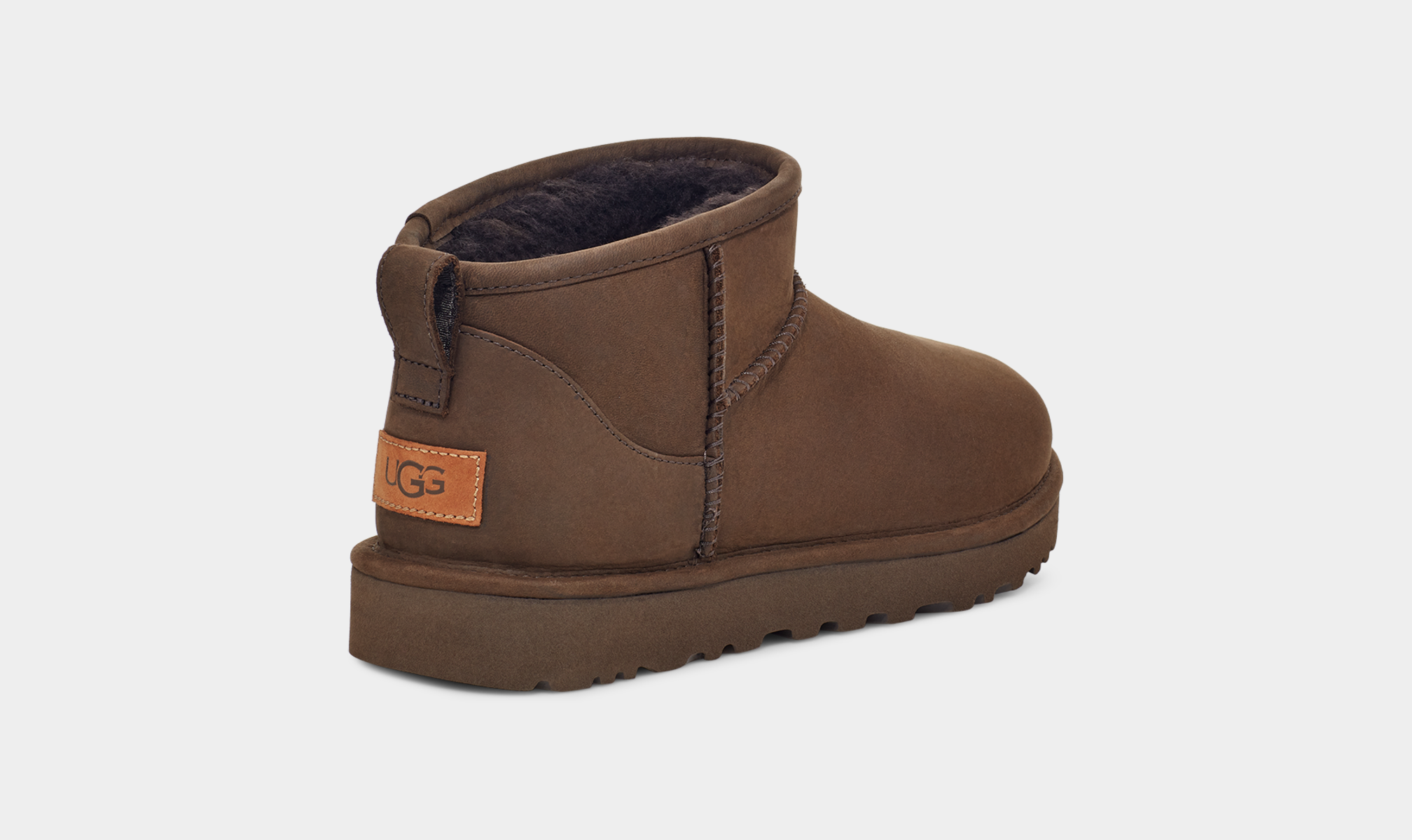 Womens Classic Ultra Mini Leather Ugg®