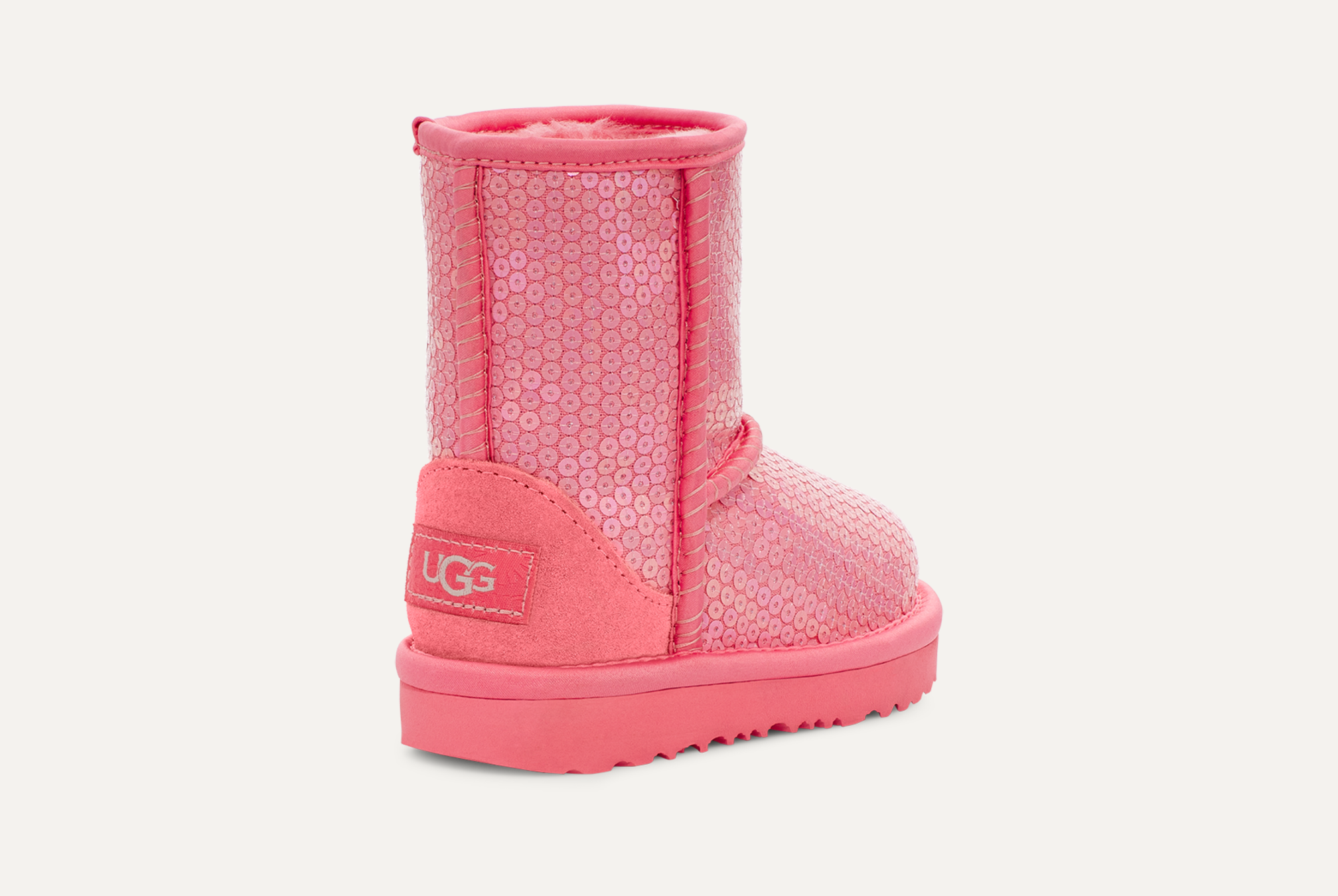 Ugg classic short sequin boot pink store