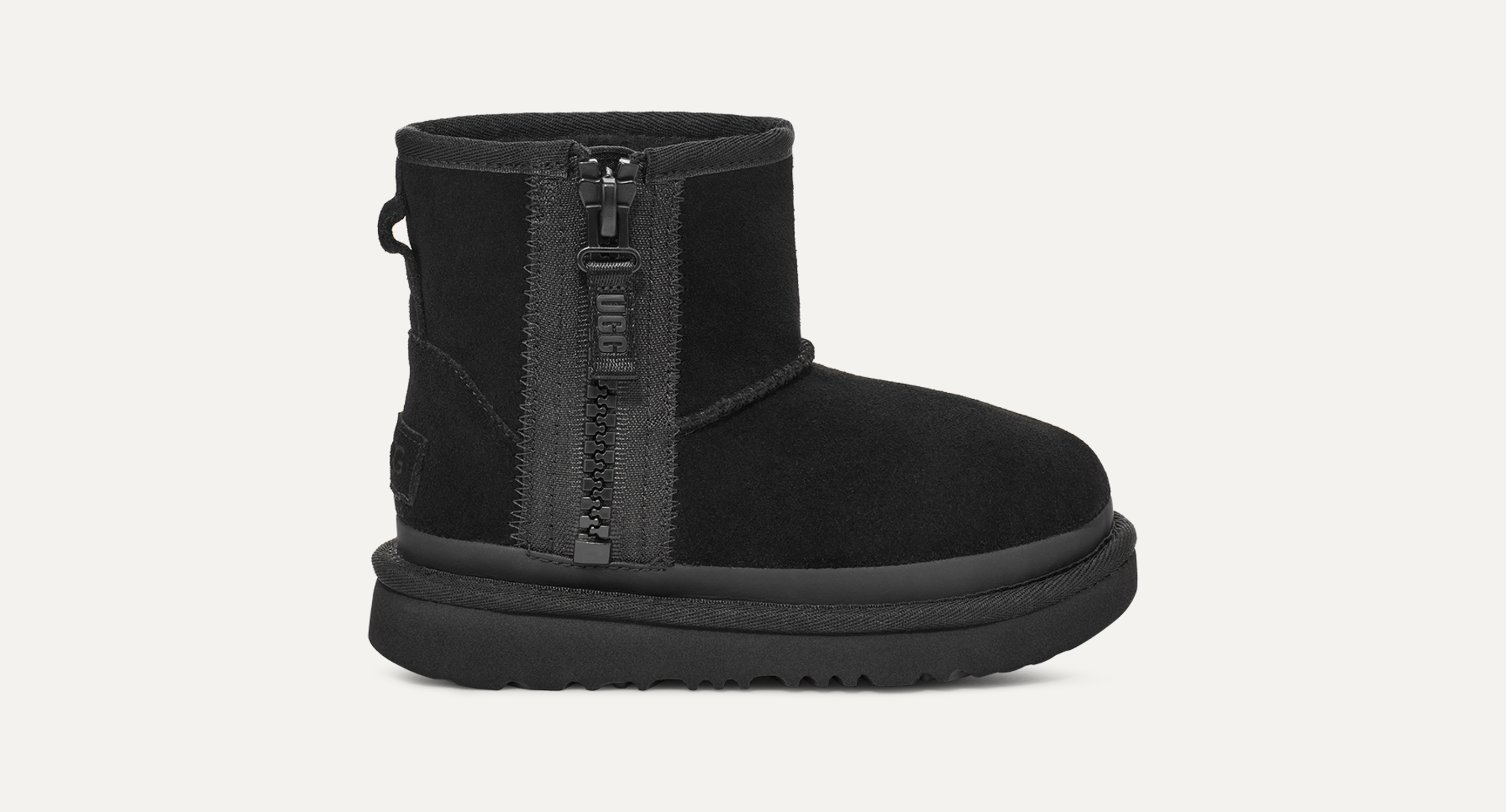 Kids Classic Mini Zipper Tape Logo Boot UGG