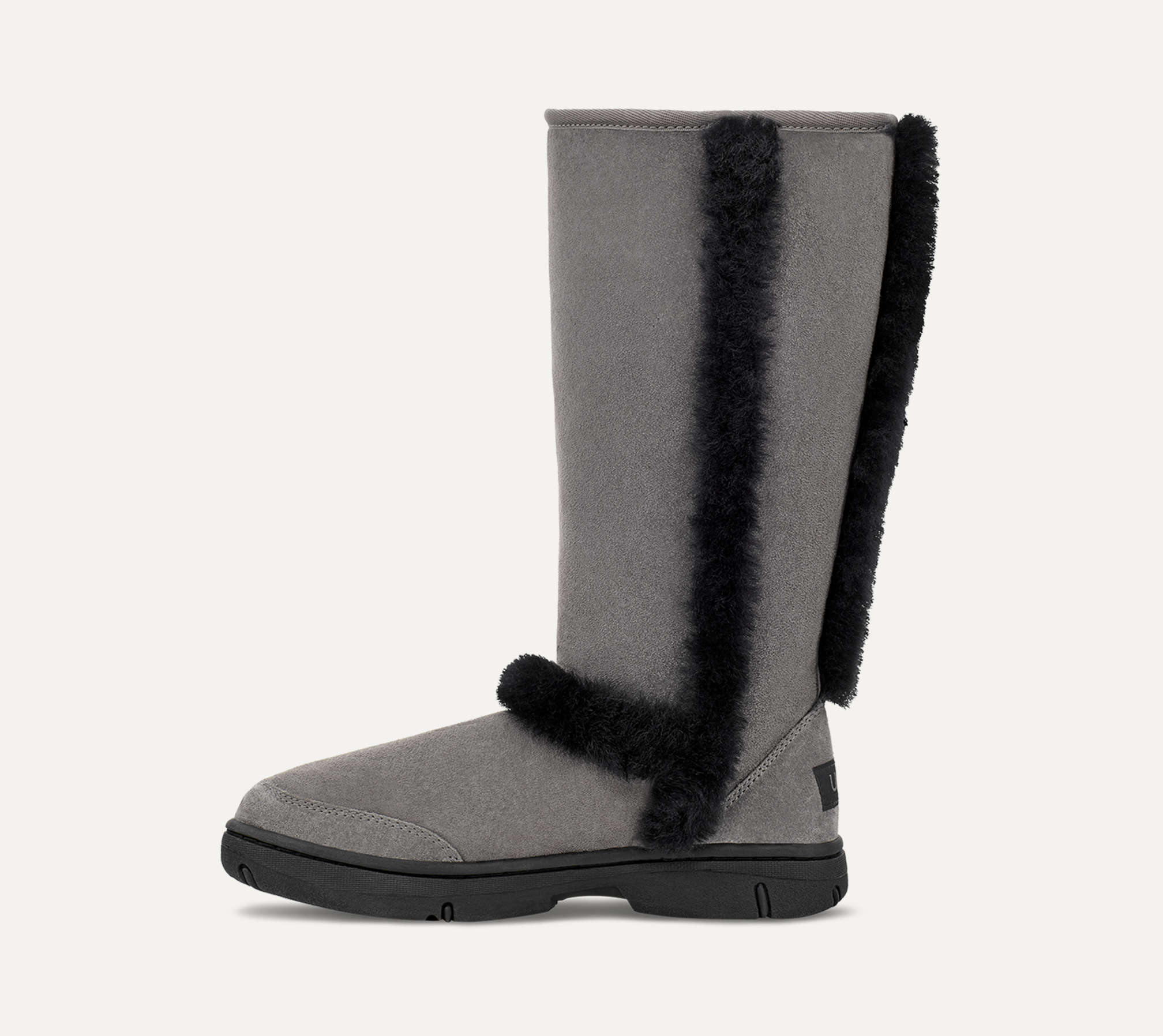 Grey tall ugg boots on sale store
