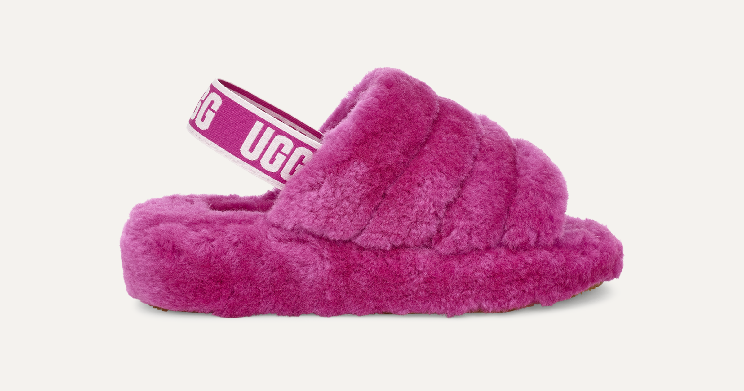UGG® Fluff Yeah Logo Slide für Damen | UGG® DE