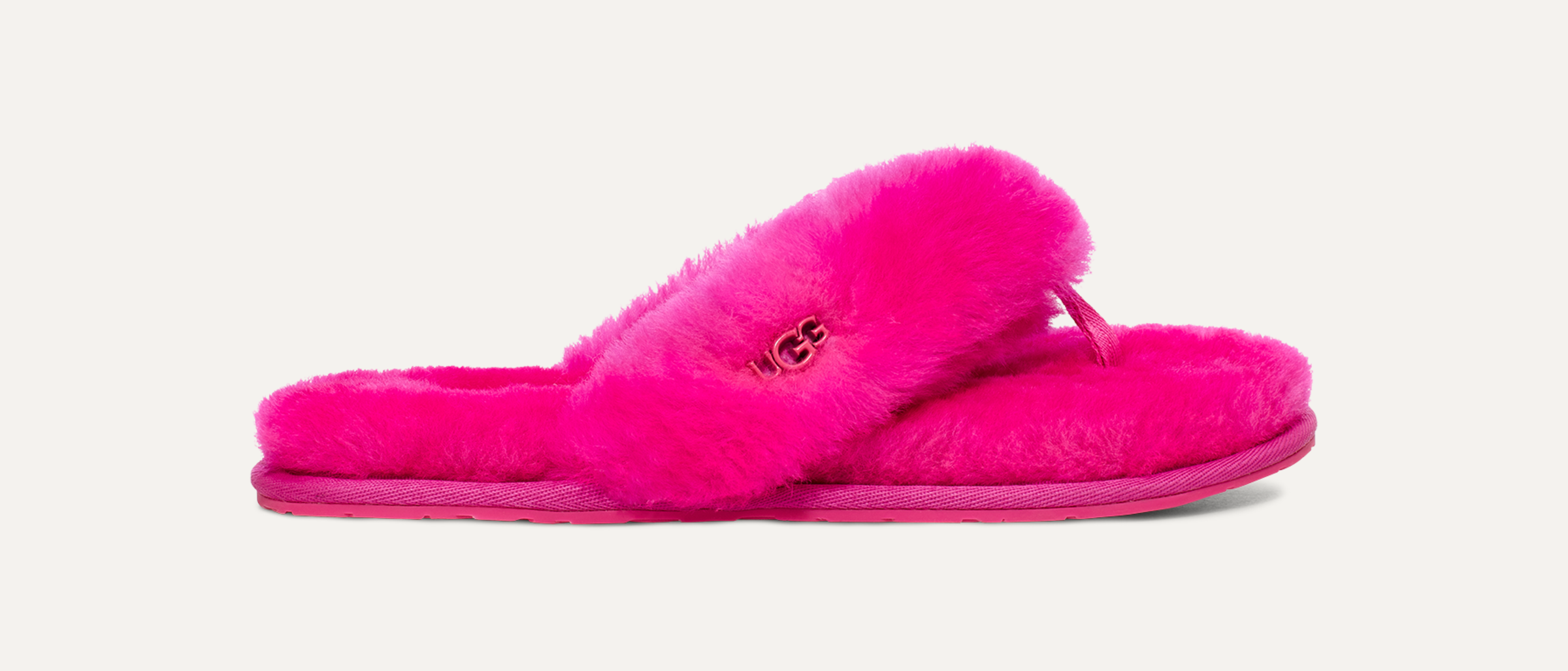 Pink ugg flip flops store