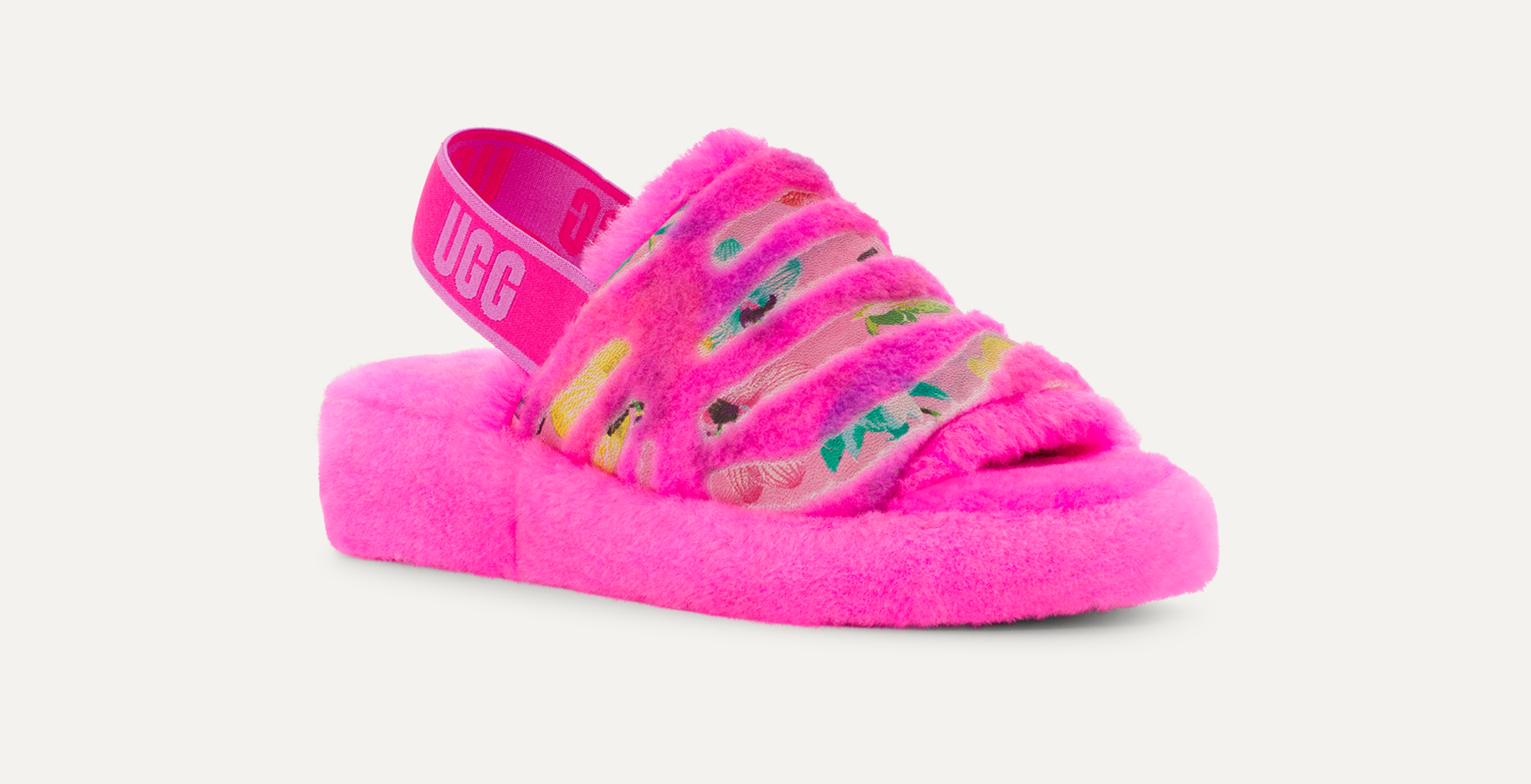 Fluff Yeah Tiger Flower Slipper | UGG