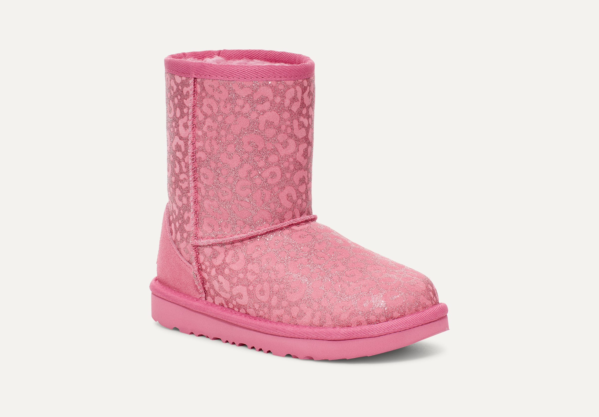 Classic II Glitter Leopard Boot for Toddlers UGG