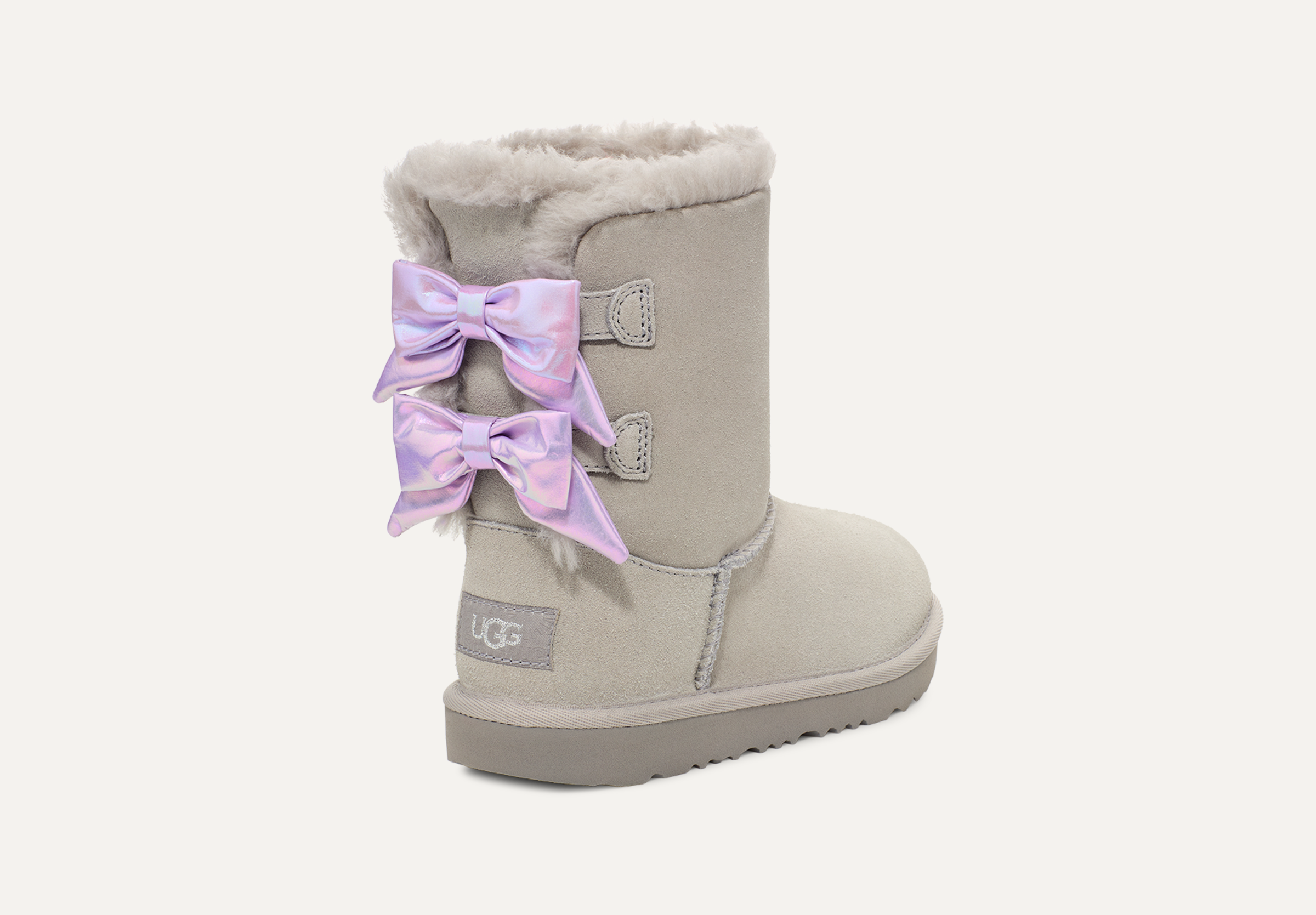 UGG Bailey Bow Iridescent Boot for Kids UGG UK