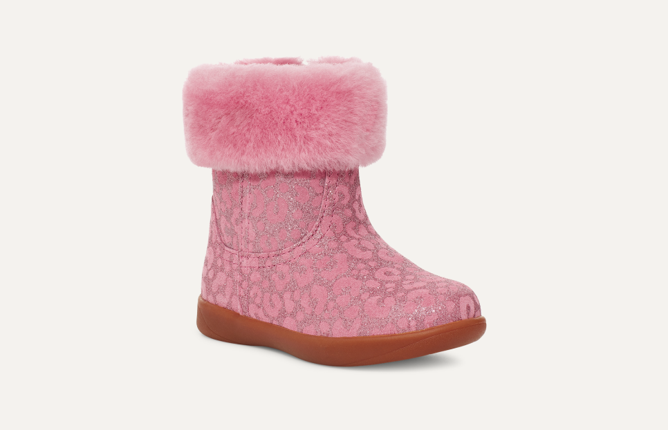 UGG Jorie II Glitter Leopard Boot for Kids UGG