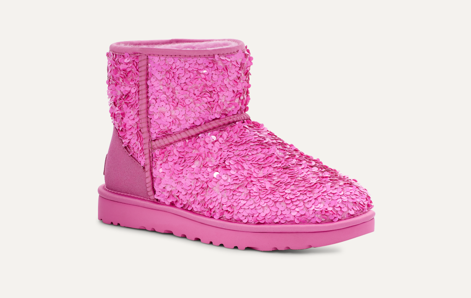 UGG Classic Mini Chunky Sequin Boot for Women | UGG® UK