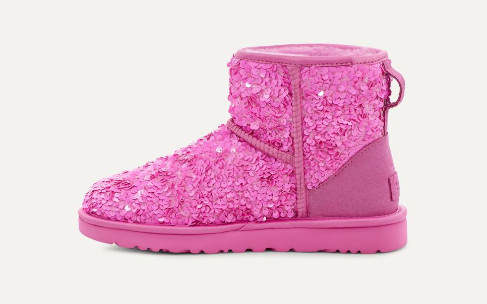 UGG Classic Mini Chunky Sequin Boot for Women | UGG® UK