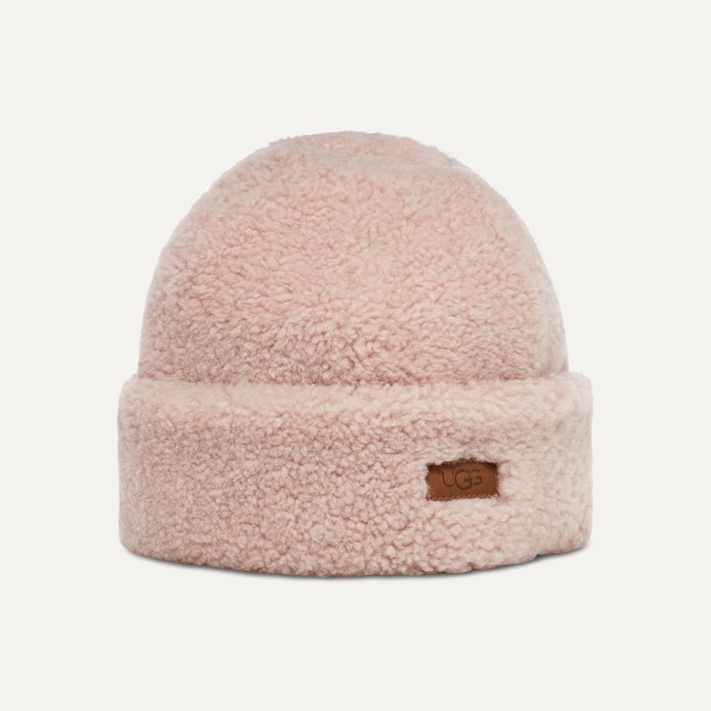 UGG® 公式【 カーリー シープスキン カフ ハット|Curly Sheepskin Cuff Hat| 191459182376 ...