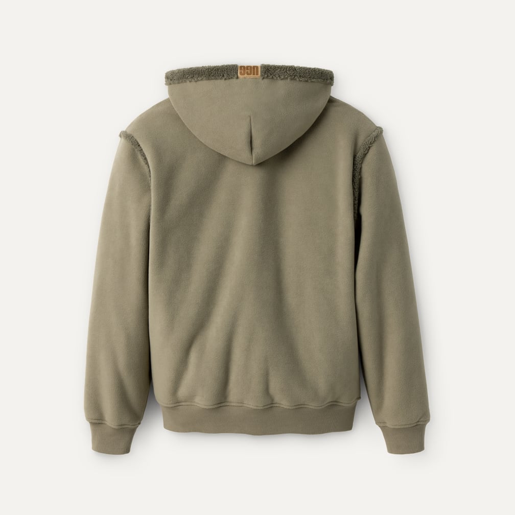UGG® 公式【 エブレン ボンディット フリース ジップ アップ|Evren Bonded Fleece Zip Up| 1152390 ...