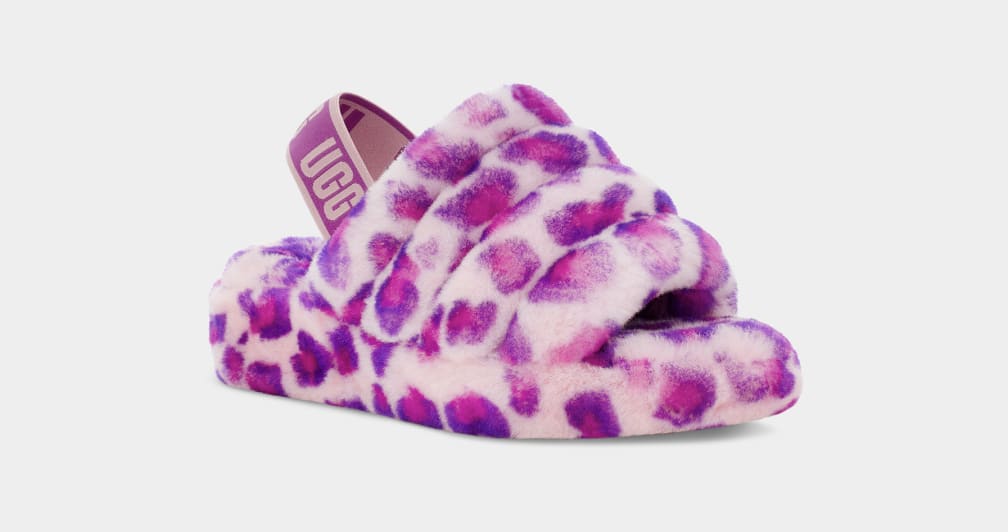 UGG® Fluff Yeah Leopard Slide for Women | UGG® EU