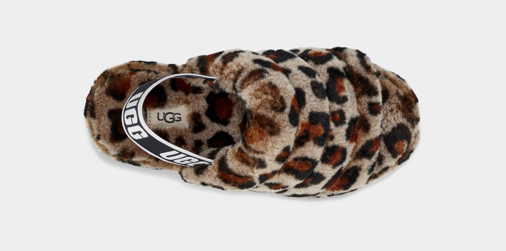 UGG Fluff Yeah Leopard Slide for Women | UGG® UK