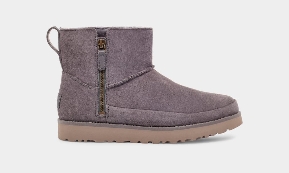 UGG Classic Zip Mini Suede Boot for Women | UGG® UK