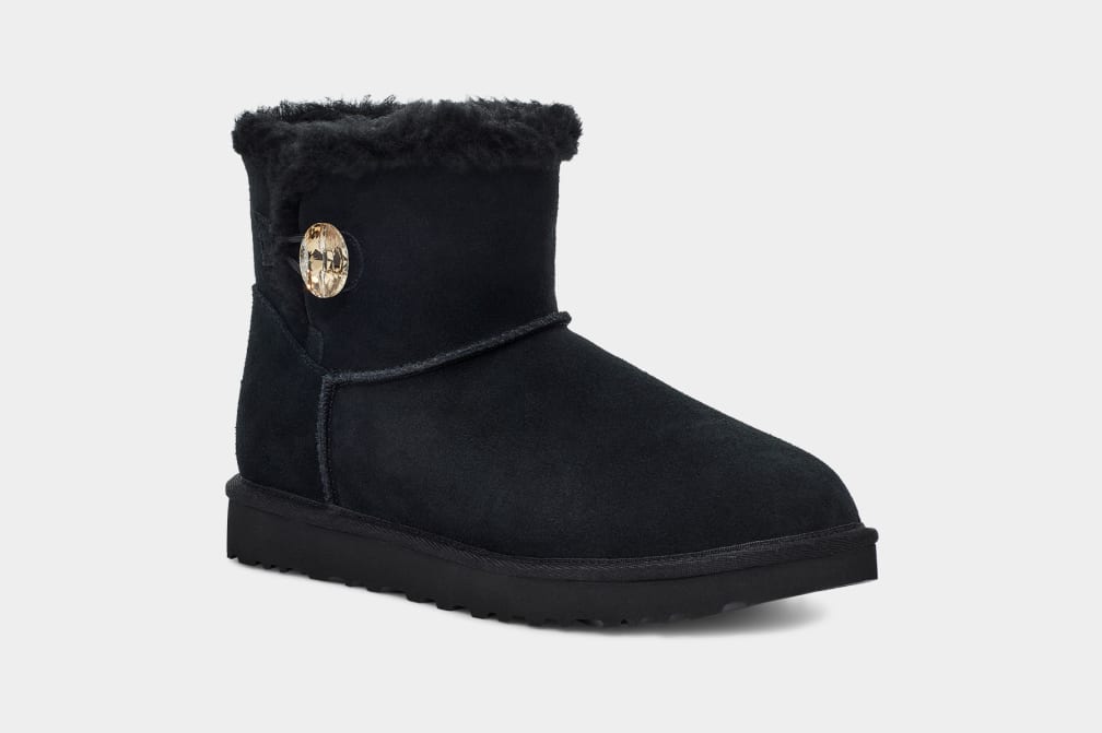 UGG Mini Bailey Button Gold Bling Boot for Women | UGG® UK