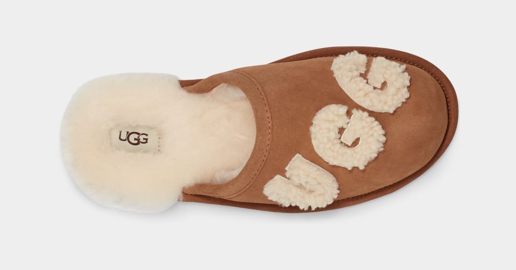 Scuff Logo Sheepskin Slipper | UGG®