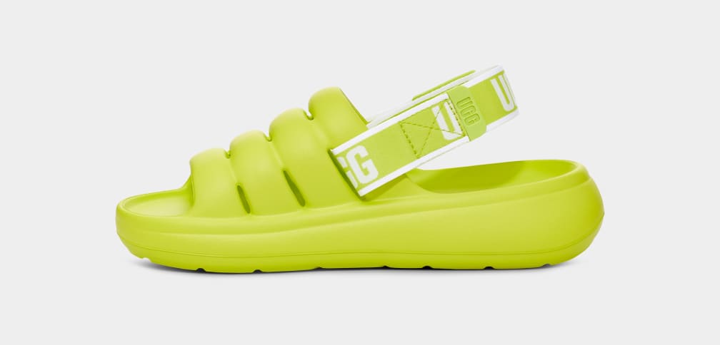 Ugg Australia Sport Yeah Slide In Yellow For Kids, 58% OFF