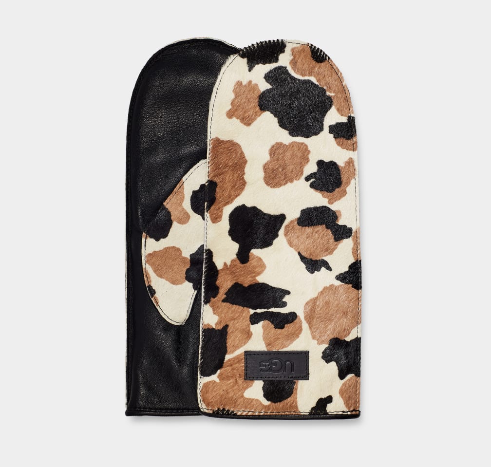 UGG® 公式【 カーフ ヘアー プリント ミトン BX|Calf Hair Printed Mitten BX| 191459160329 ...