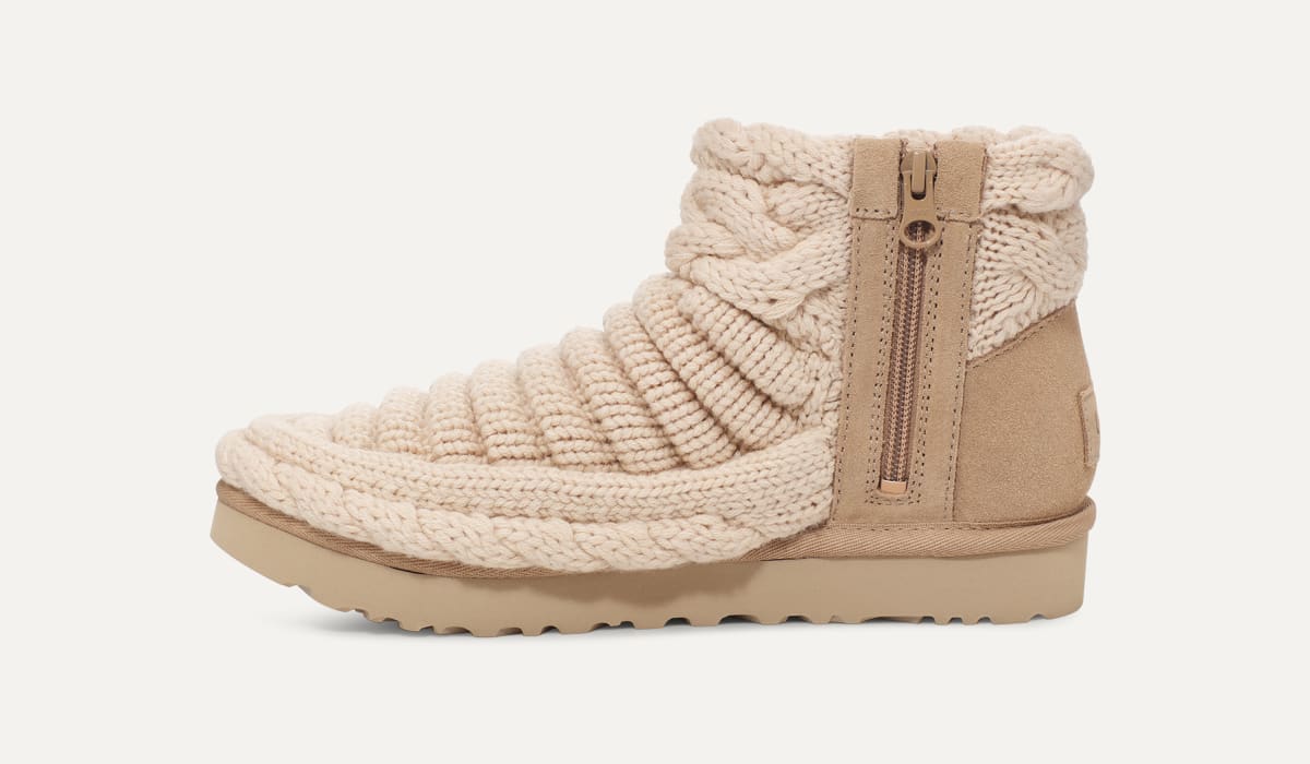 UGG Classic Mini Chunky Knit Boot for Women | UGG® UK