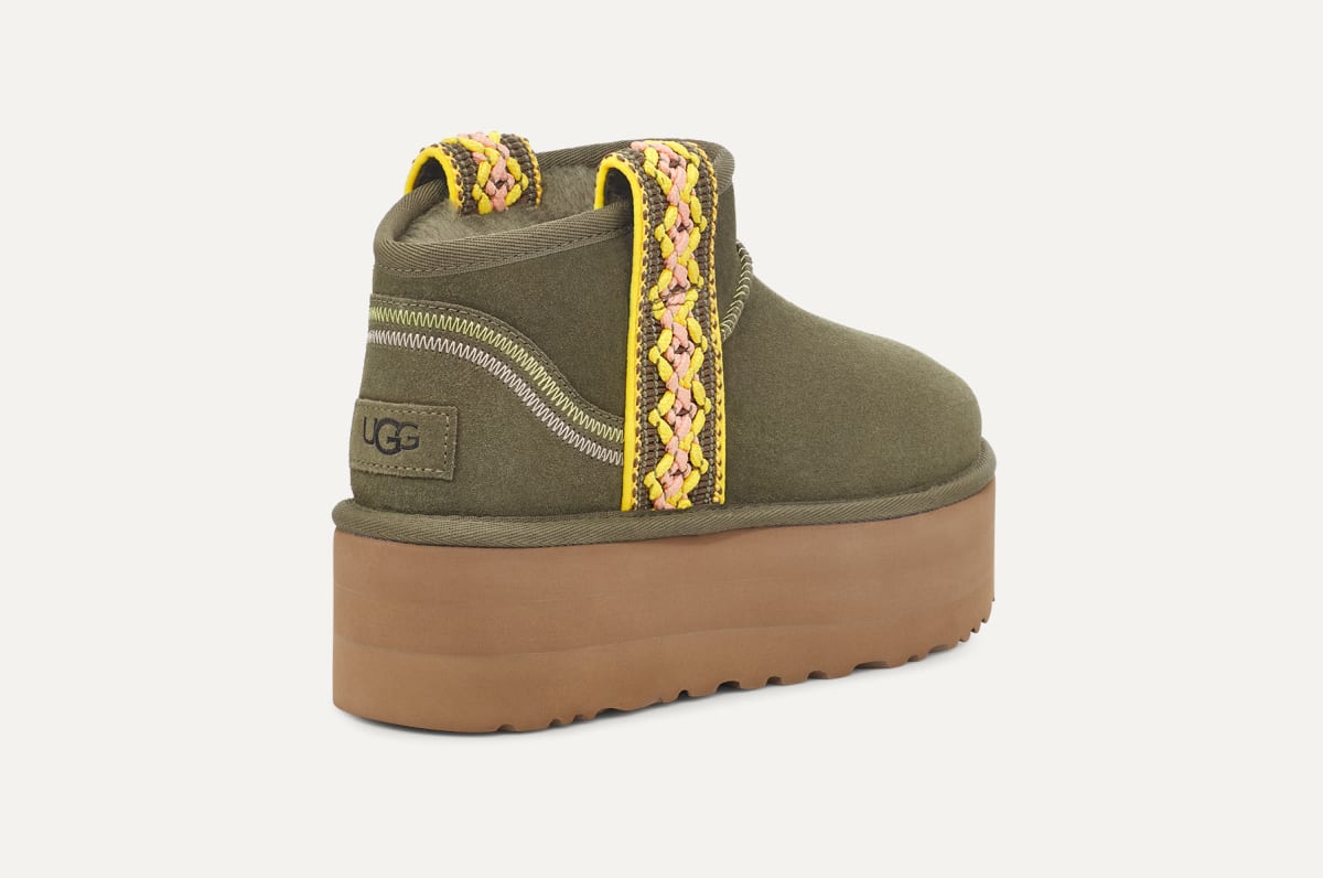 UGG Classic Ultra Mini Braid Platform Boot for Women | UGG® UK