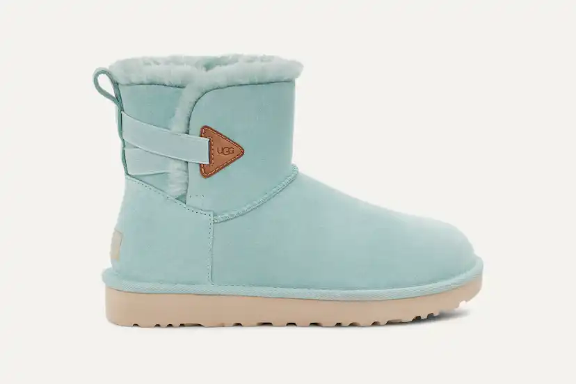 light blue bow uggs