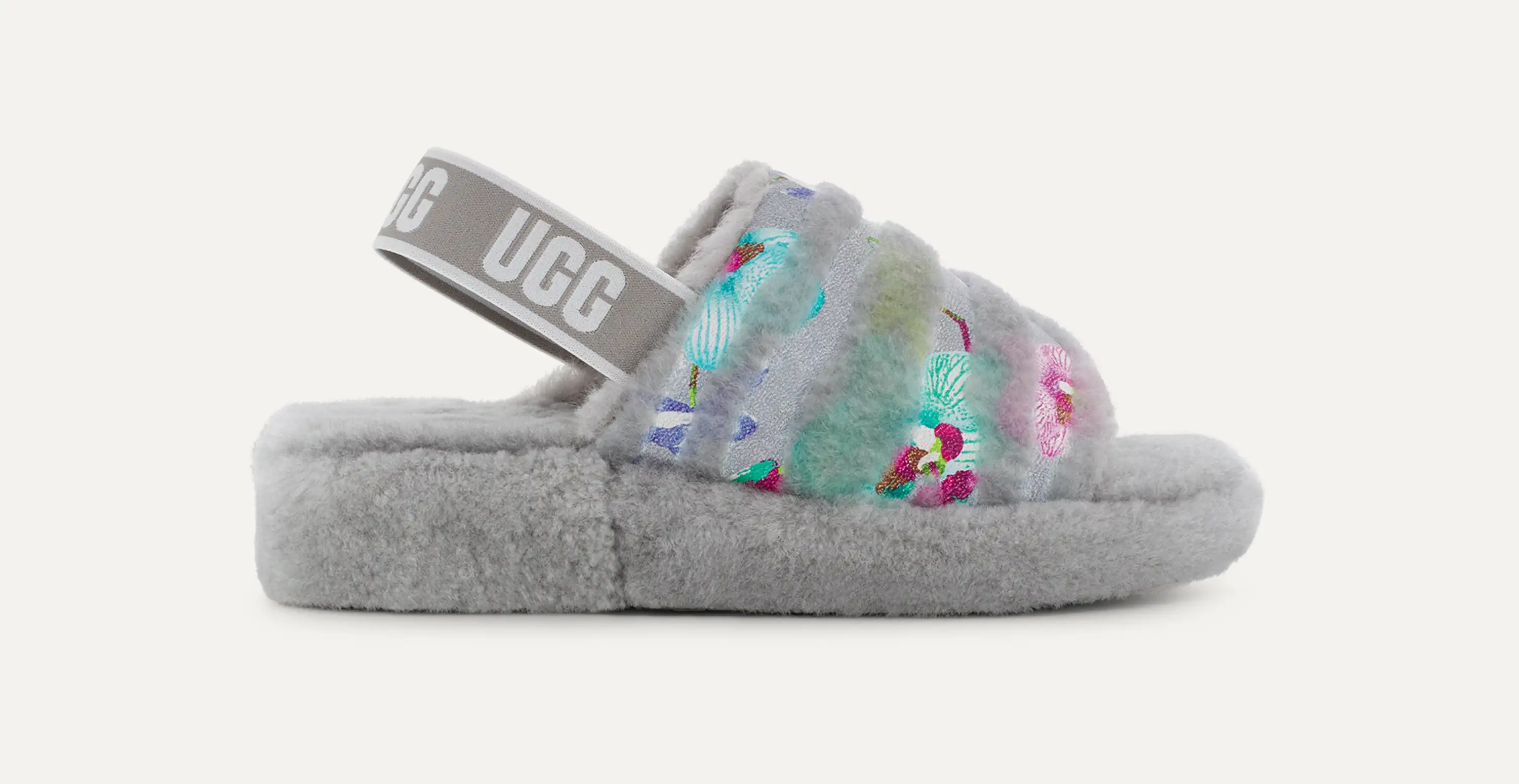 UGG Fluff Yeah Tiger Flower Slide for Women | UGG® UK