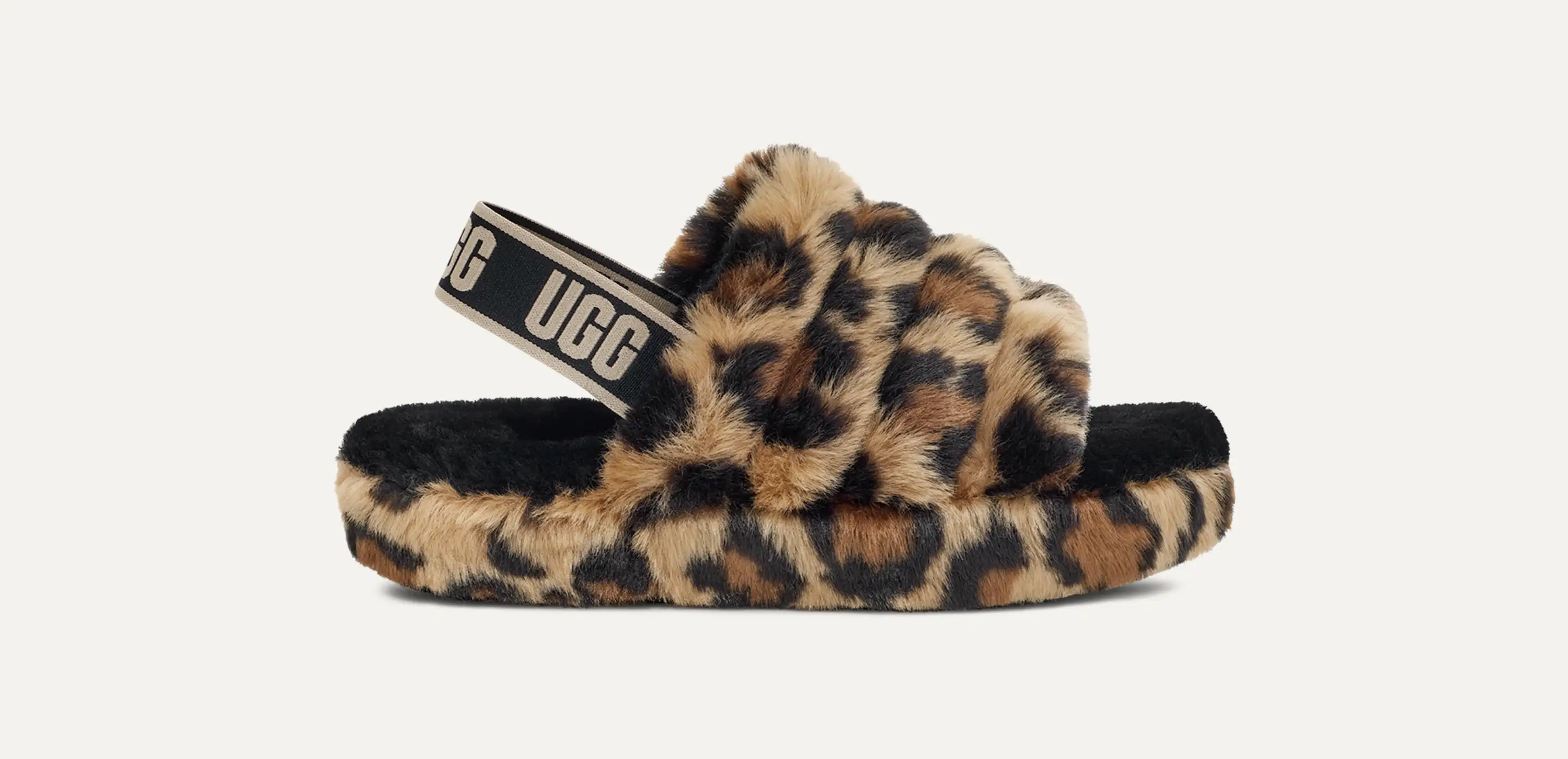 Kids' Fluff Yeah Slide Spotty Sandal | UGG®