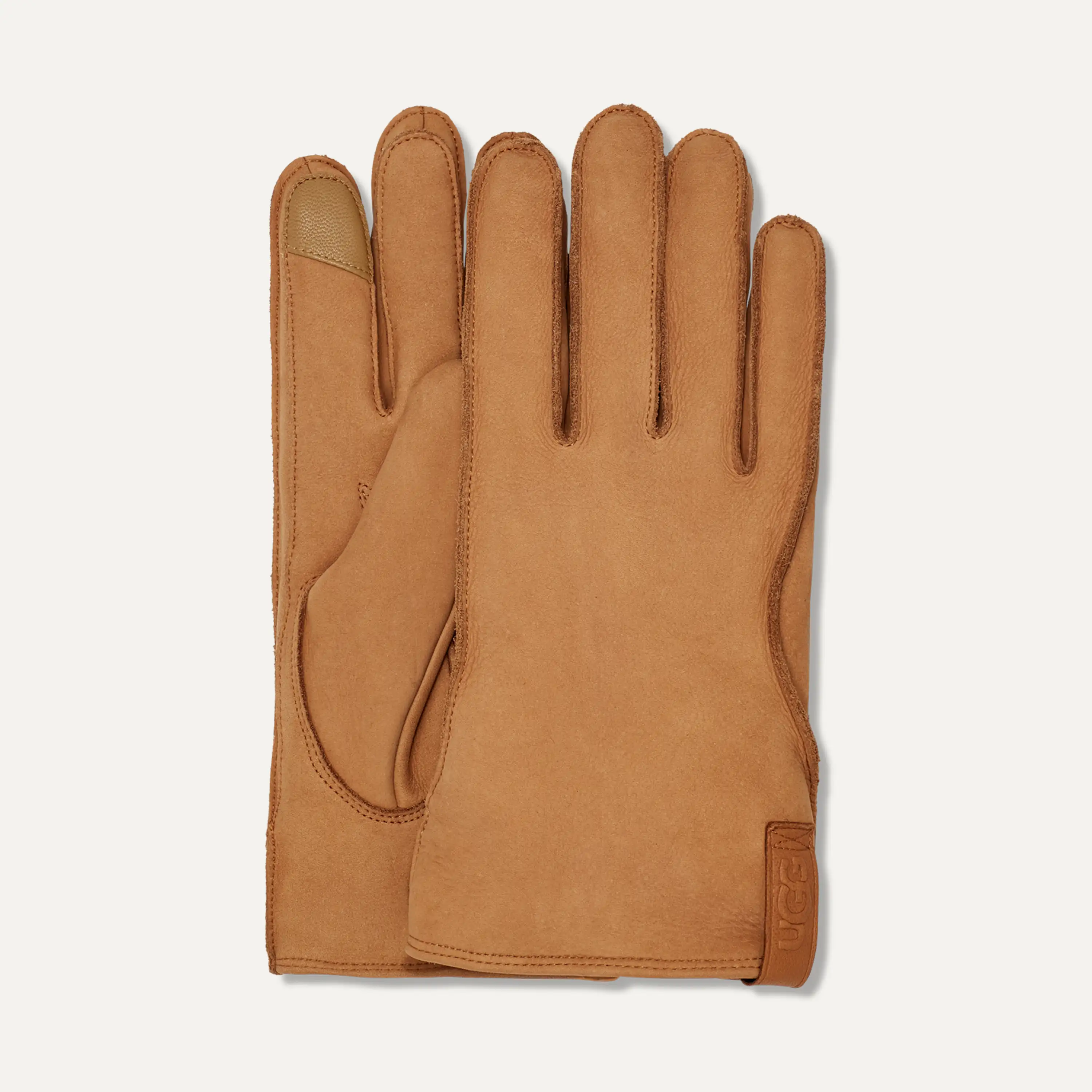 UGG Leather Clamshell Logo Glove for Men | UGG® UK