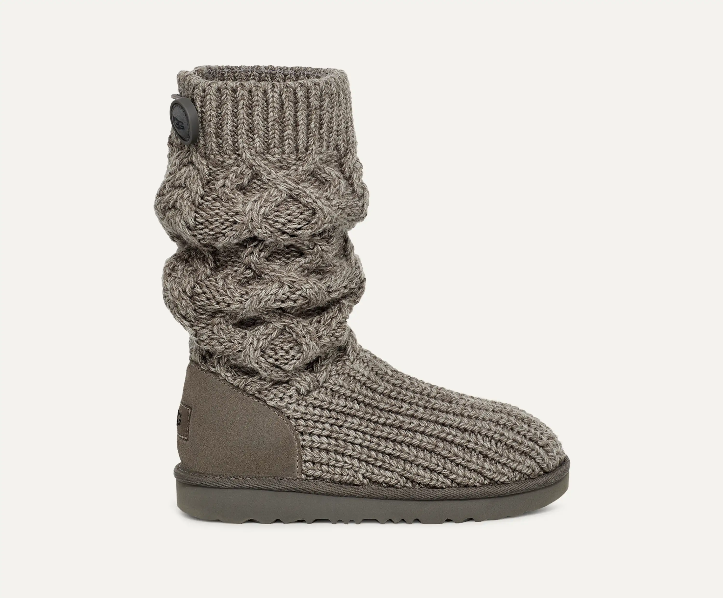 UGG Classic Cardi Cabled Knit Boot for Kids | UGG® UK