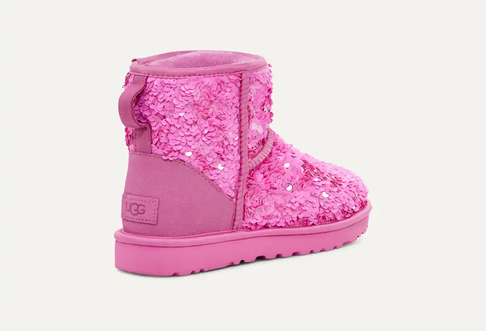 UGG Classic Mini Chunky Sequin Boot for Women | UGG® UK
